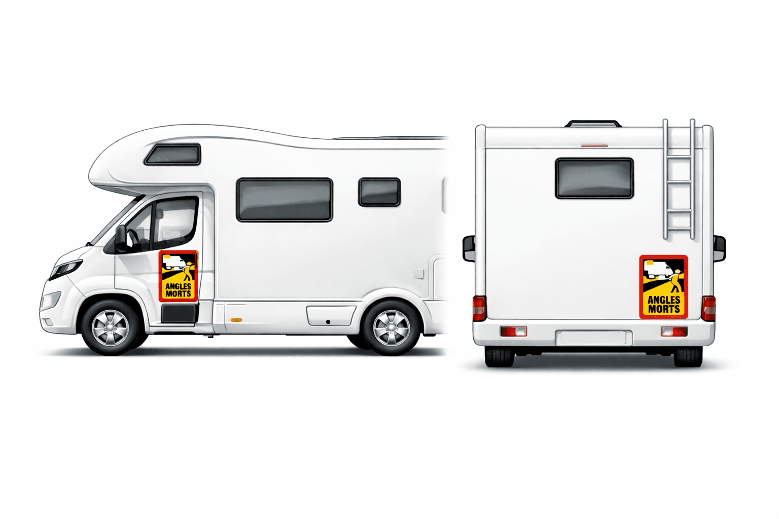 Angles-Morts / Toter-Winkel-Aufkleber - Alle Infos für Camper